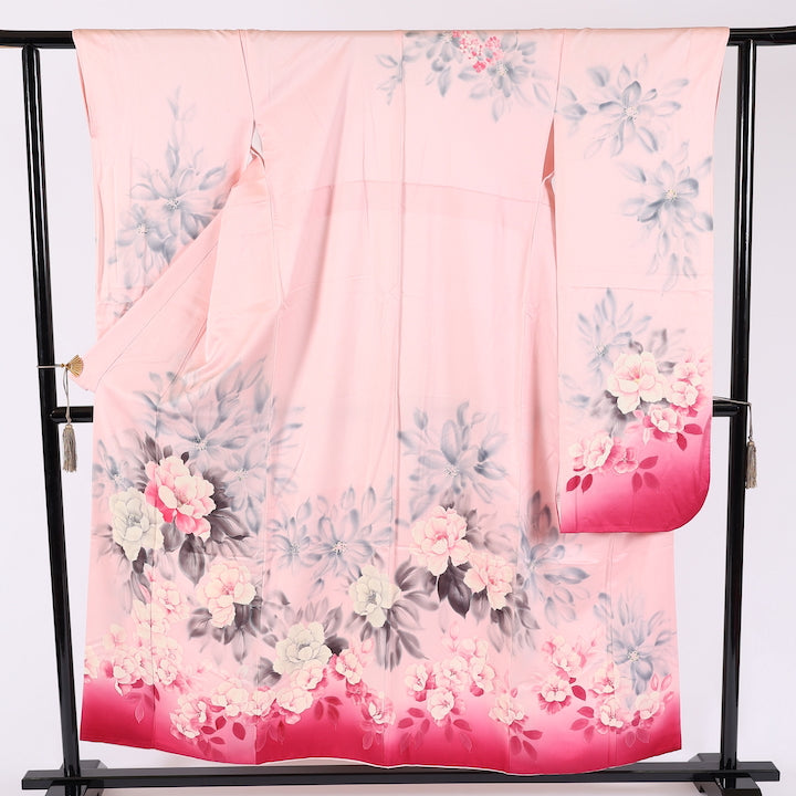 Kimono reserve - Japanese kimono (Furisode) M-size 100% silk / 529 ...