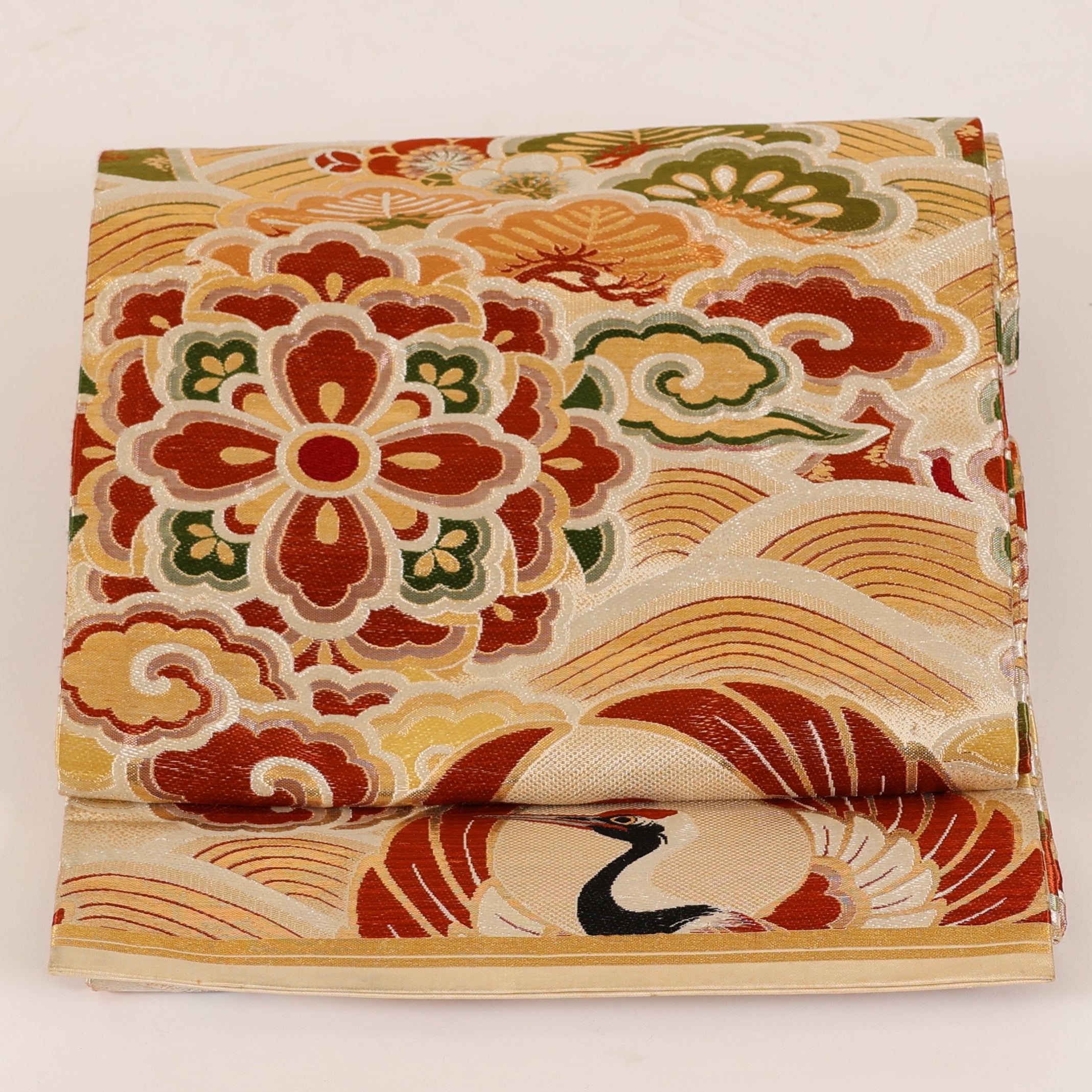 Kimono Reserve - Vintage Japanese kimono sash belt (obi) 100%silk / 131